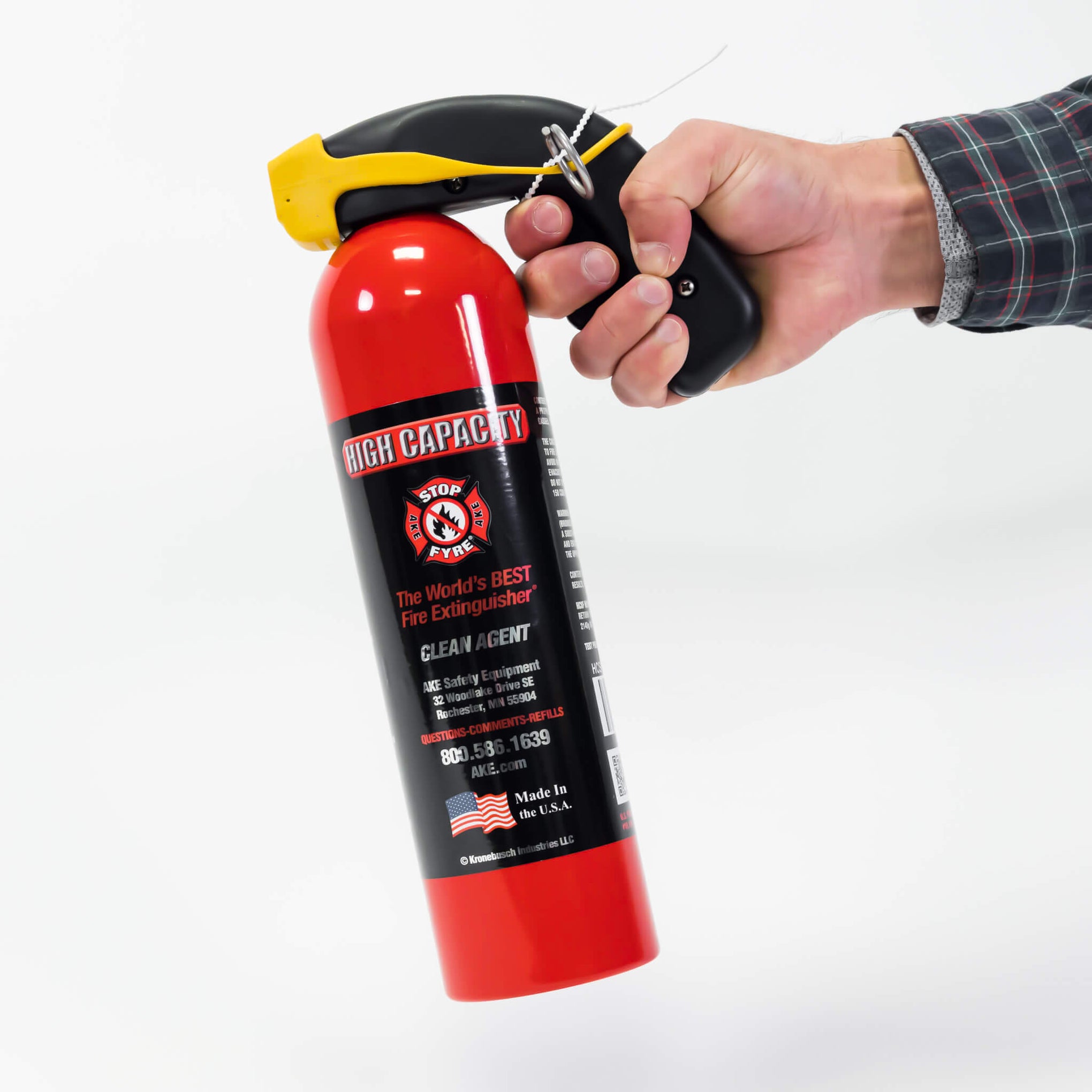 AKE Safety Equipment | STOP-FYRE® Fire Extinguishers | How It Works
