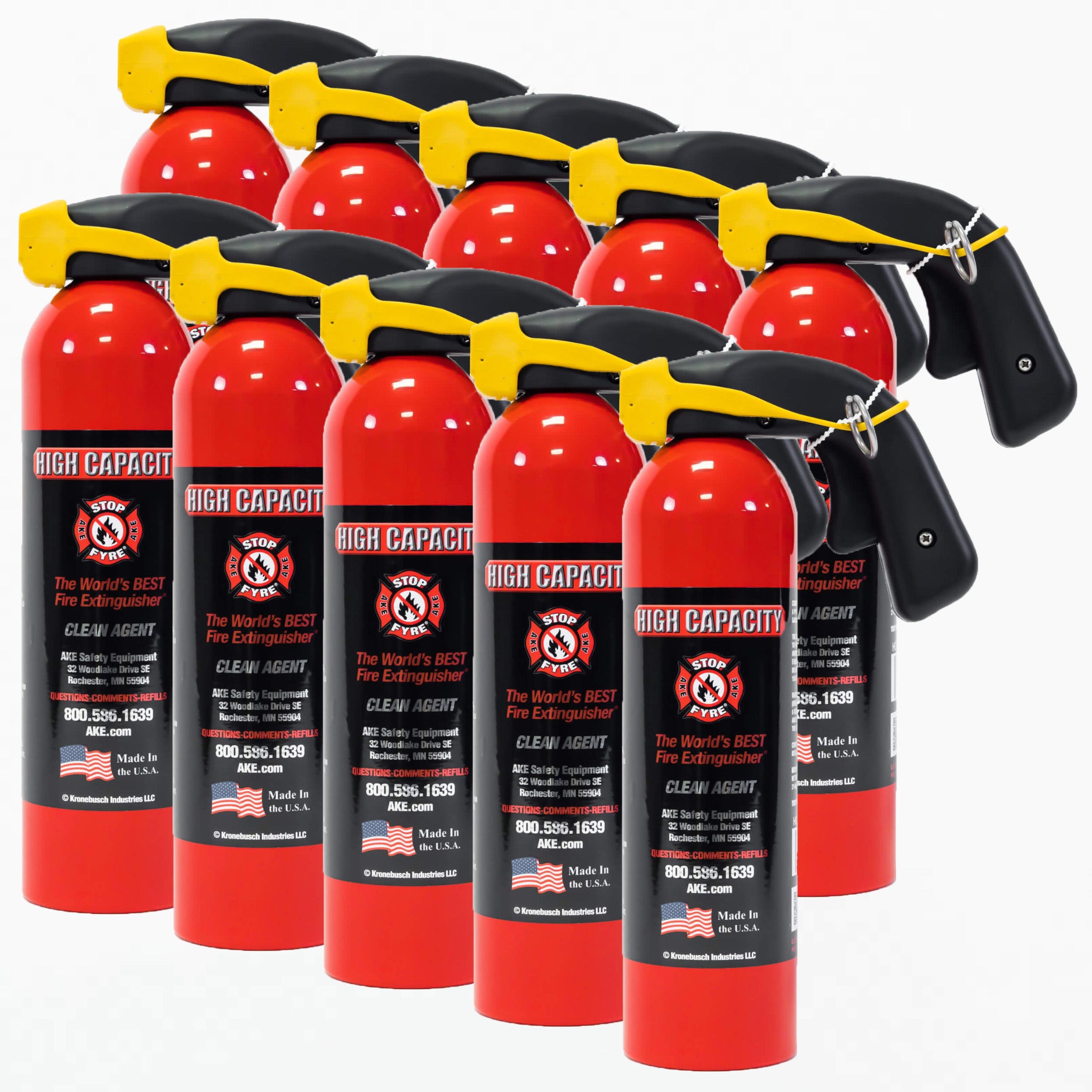 AKE Safety Equipment | STOP-FYRE | Shop All Fire Safety Equipment